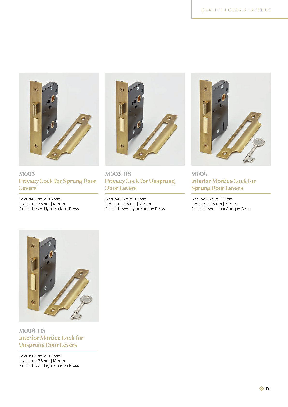 Locks and Latches Brochure