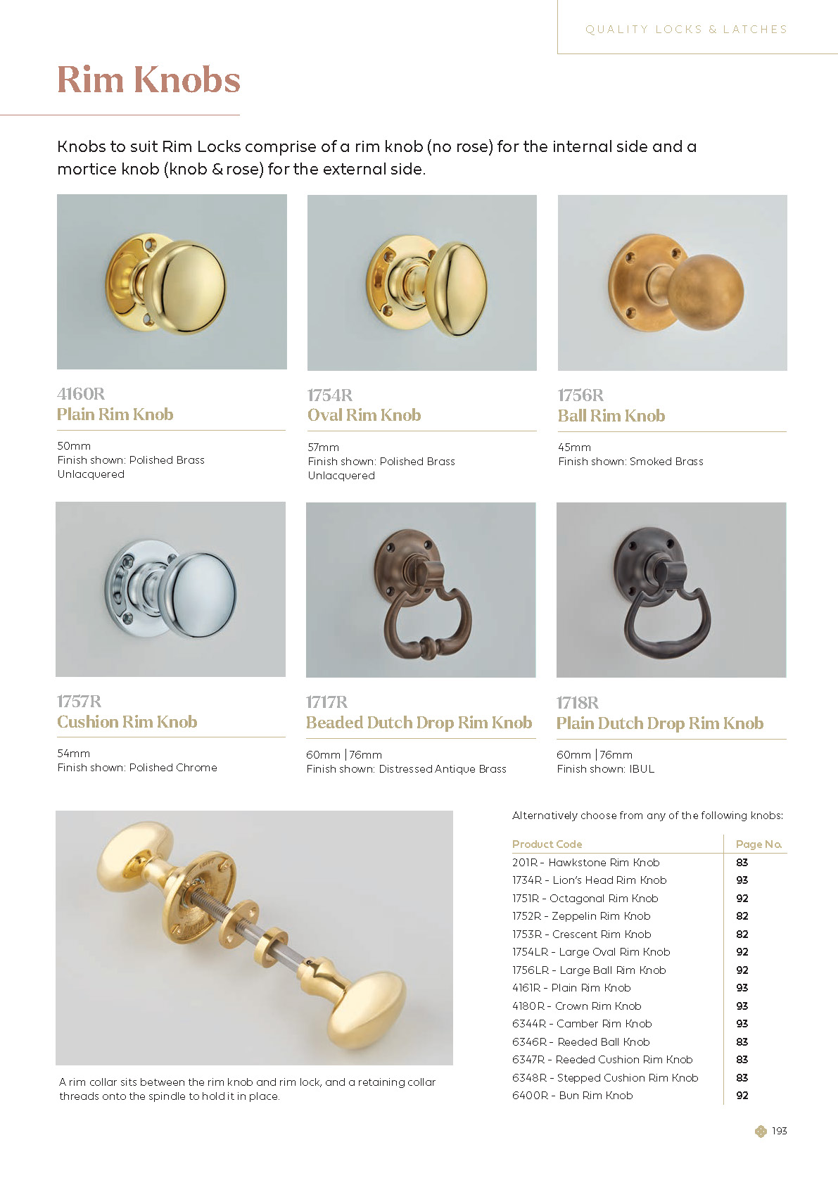 Locks and Latches Brochure