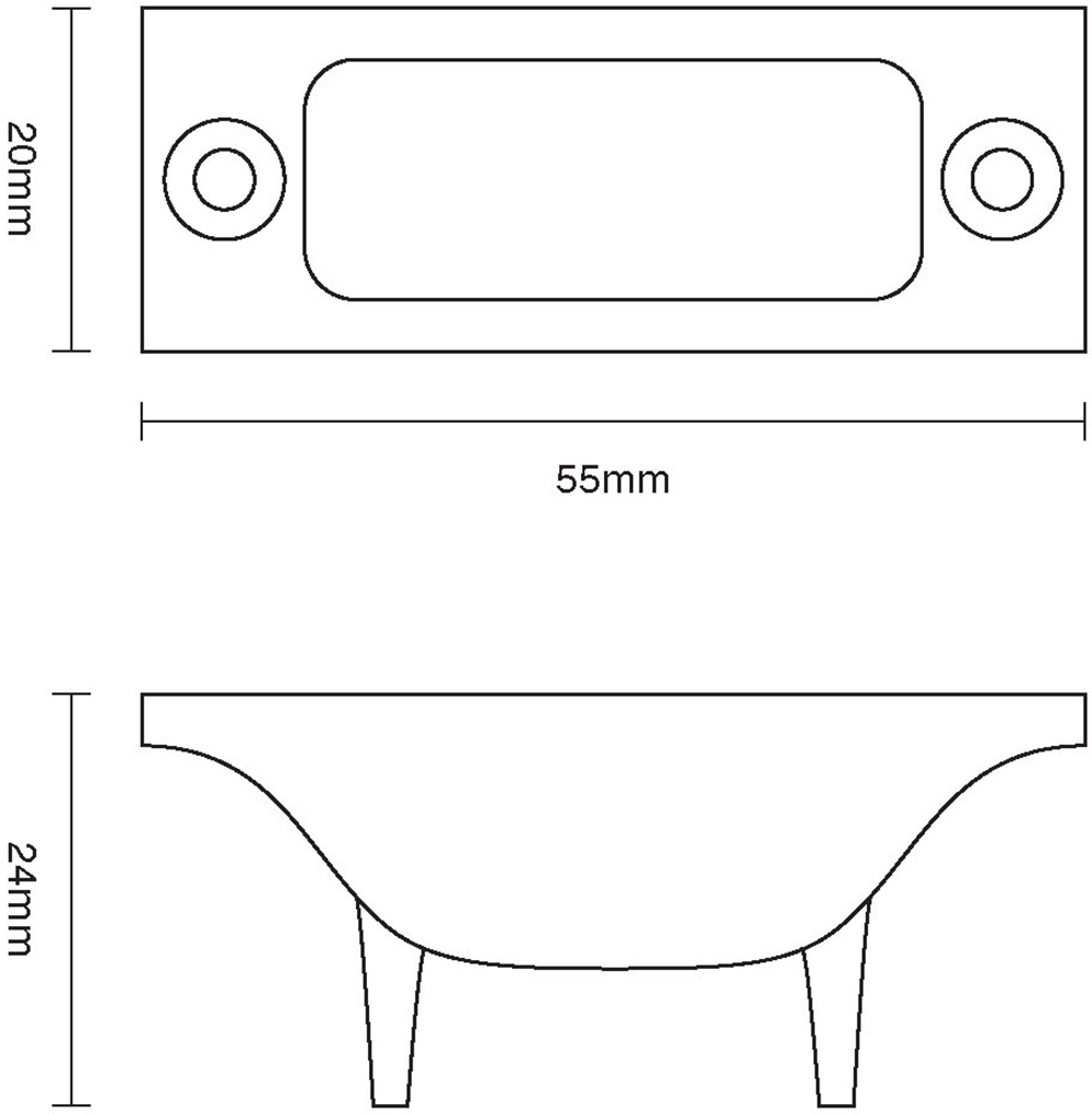 Easy Clean Socket for Wood | Croft Architectural Hardware