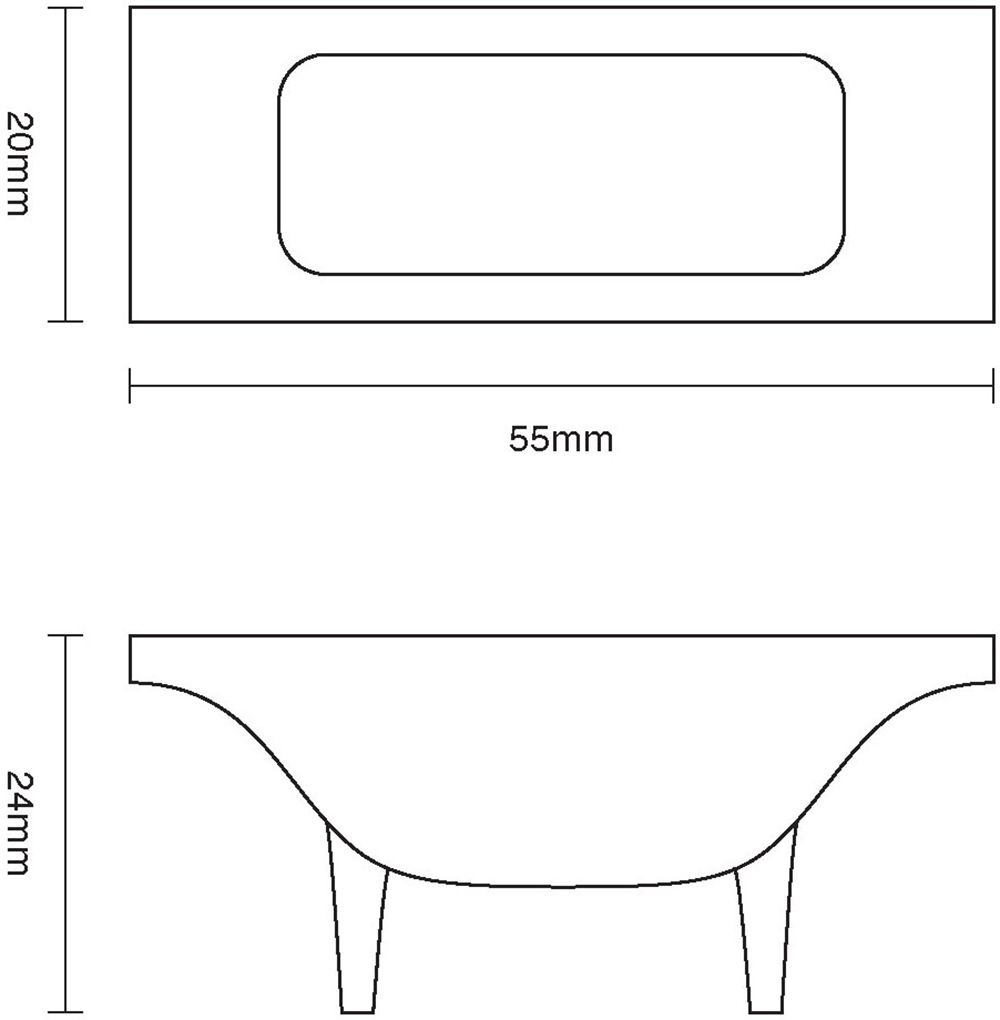Easy Clean Socket for Concrete | Croft Architectural Hardware