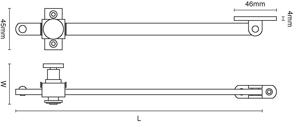 Sliding Stay | Croft Architectural Hardware